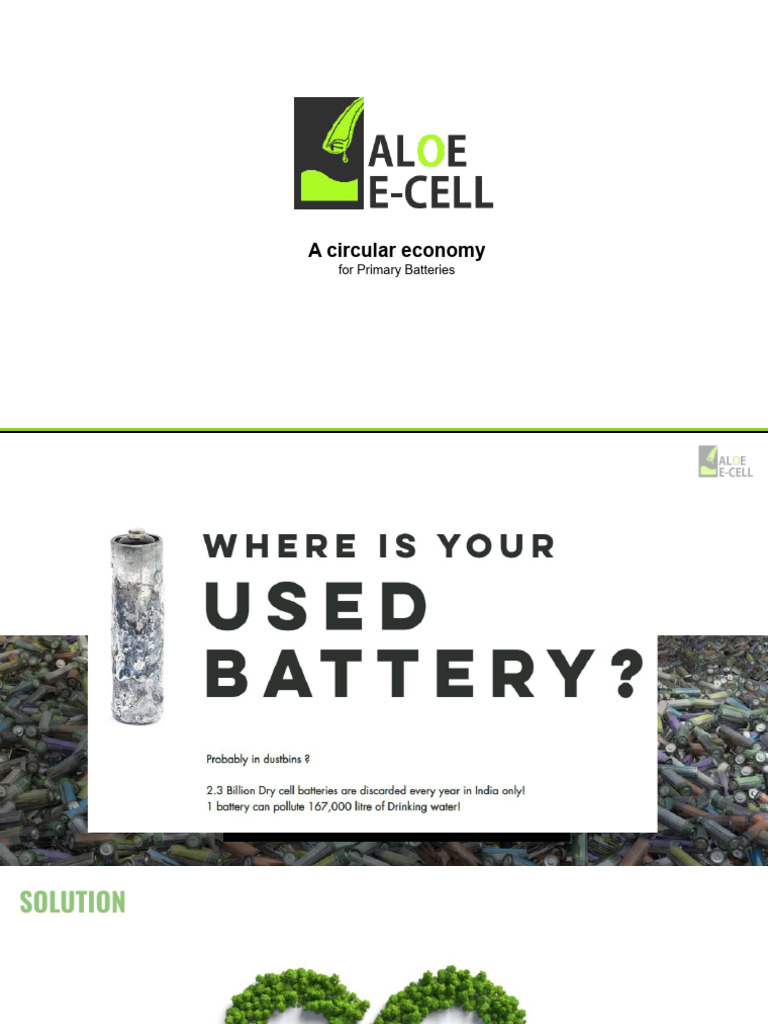 Aloe E-Cell | PDF | Fertilizer | Recycling