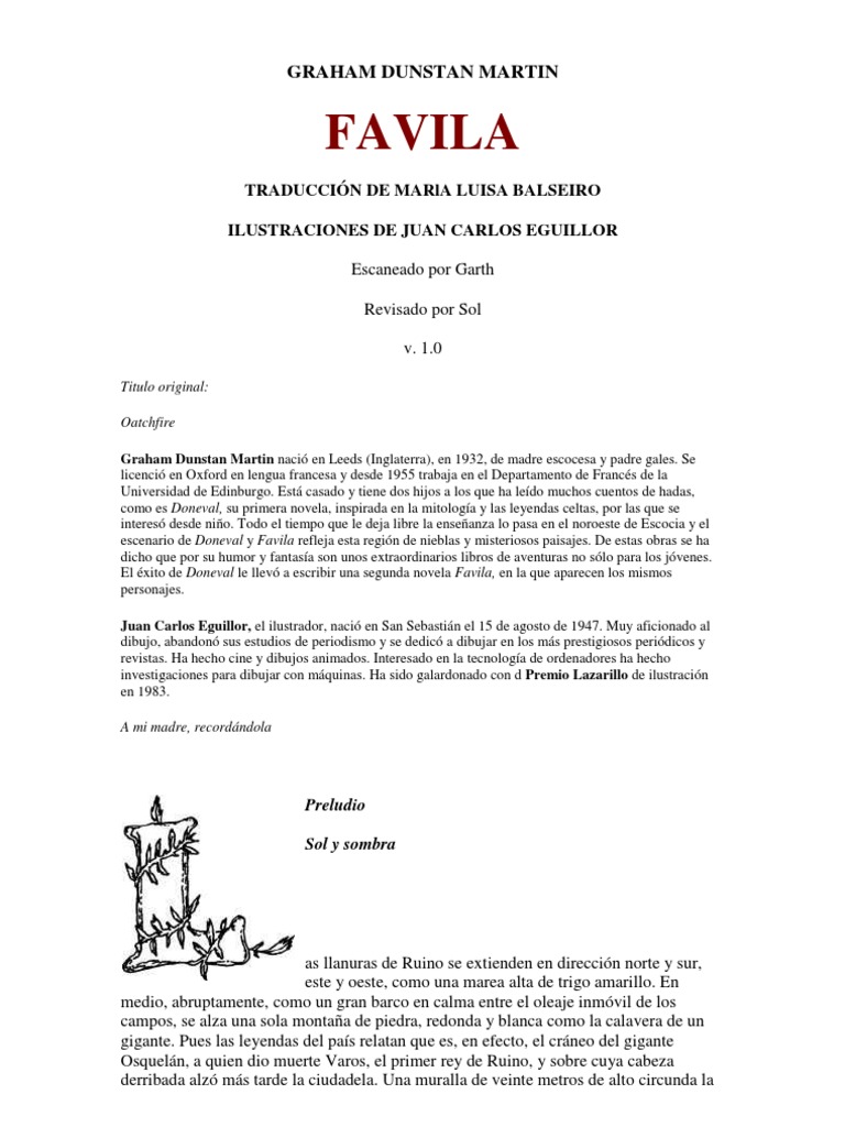 Favila - Graham Dunstan Martin | PDF | Sombra | Castillo