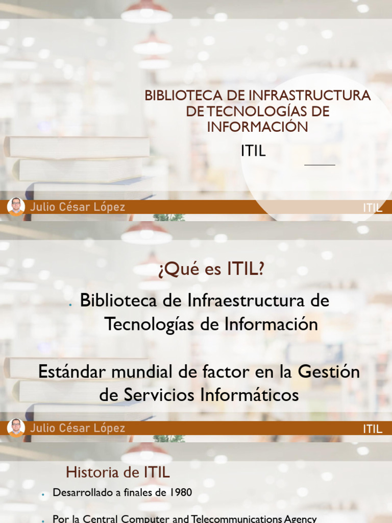 Guía Completa de ITIL: Historia, Objetivos y Certificación | PDF | Itil ...