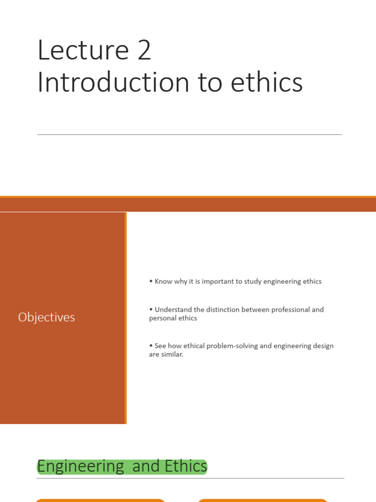Lecture 2 | PDF | Engineering | Business Ethics Lecture 2 | PDF | Engineering | Business Ethics
