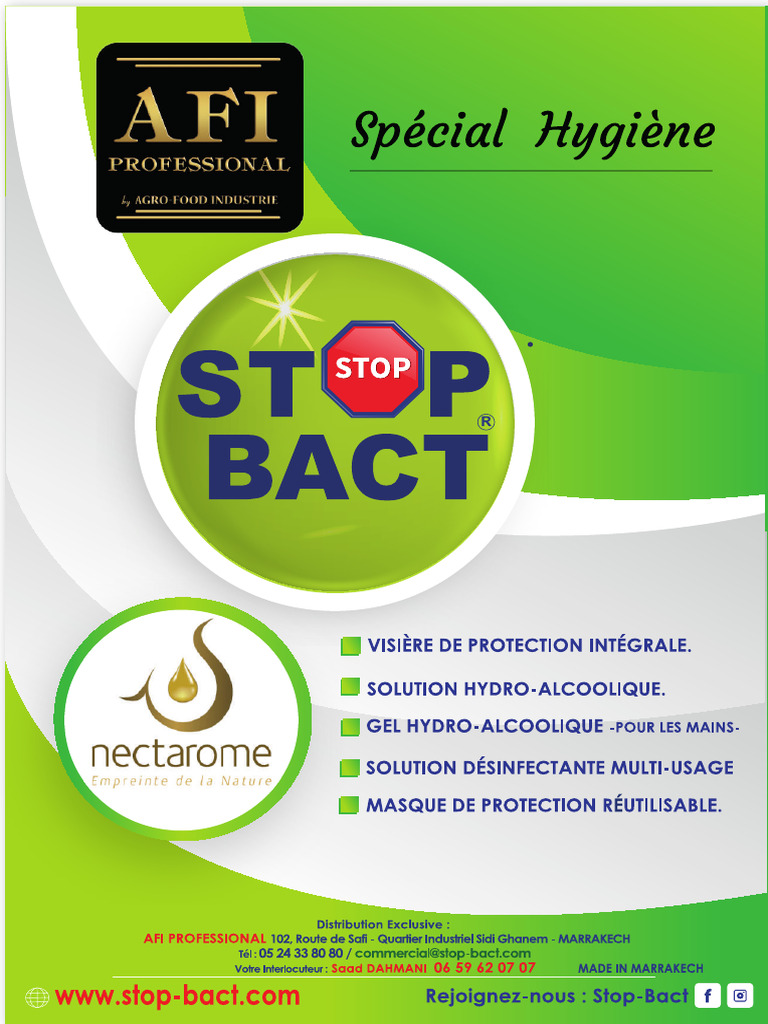 Catalogue Stop-Bact 2020 | PDF