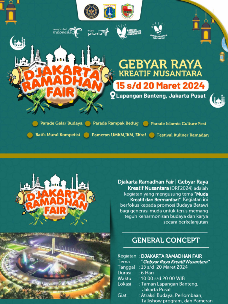 Layout Djakarta Ramadhan Fair 2024 | PDF | Bisnis | Griya & Taman