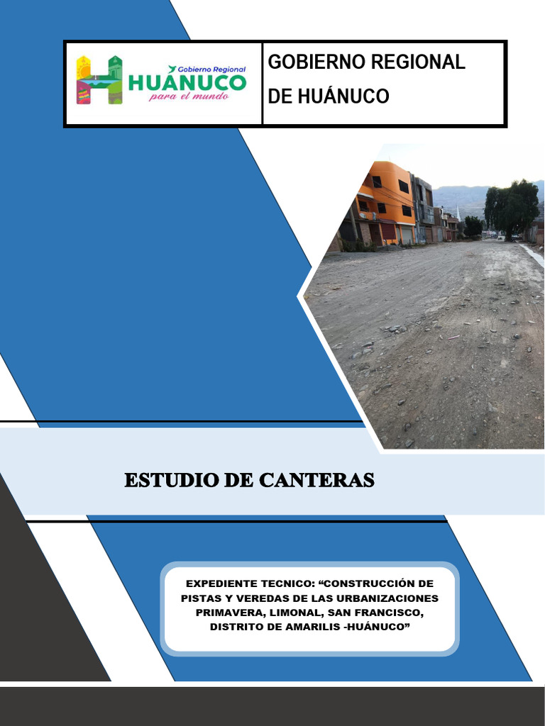 Estudio de Canteras | PDF | Hormigón | Cantera