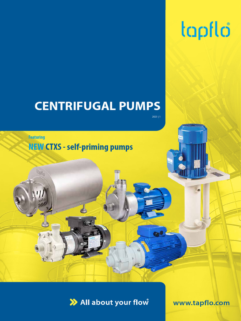 Tapflo Centrifugal Pumps | PDF | Pump | Materials