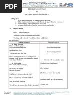 Detailed Lesson Plan (PE) | PDF | Volleyball | Ball Games