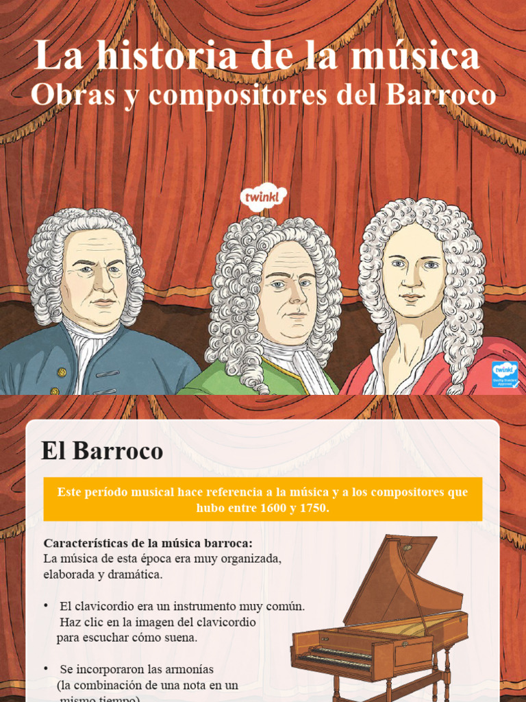 Compositores del Barroco: Bach, Händel y Vivaldi | PDF | Musica barroca ...