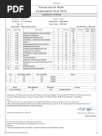 BA Marksheet | PDF