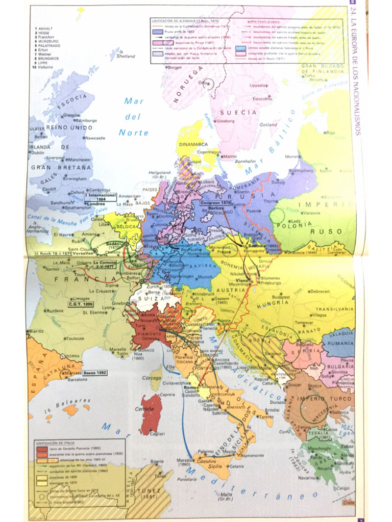 Mapa de Europa Siglo XIX | PDF