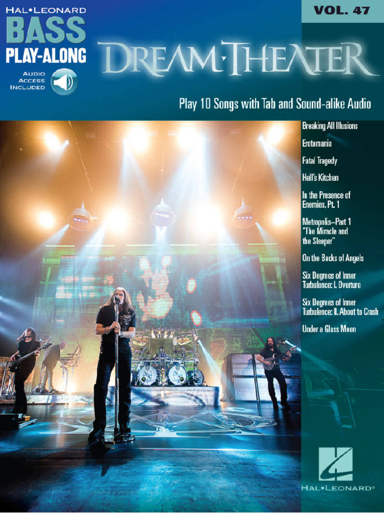 Bass Play-Along Vol 47 - Dream Theater | PDF | Progressive Rock ...