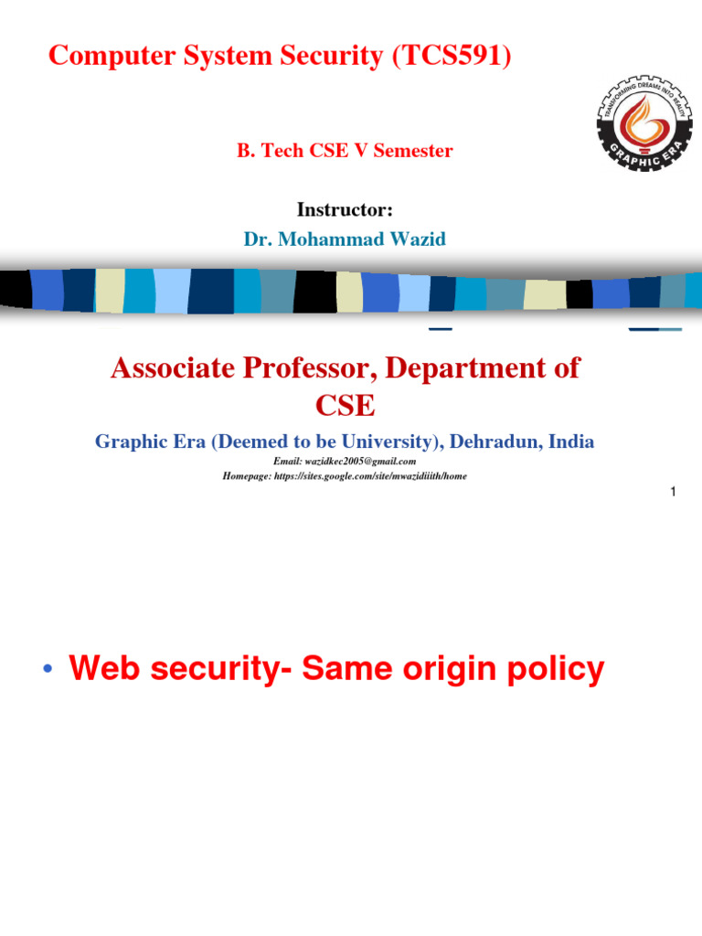Lecture 20 | PDF | Http Cookie | World Wide Web