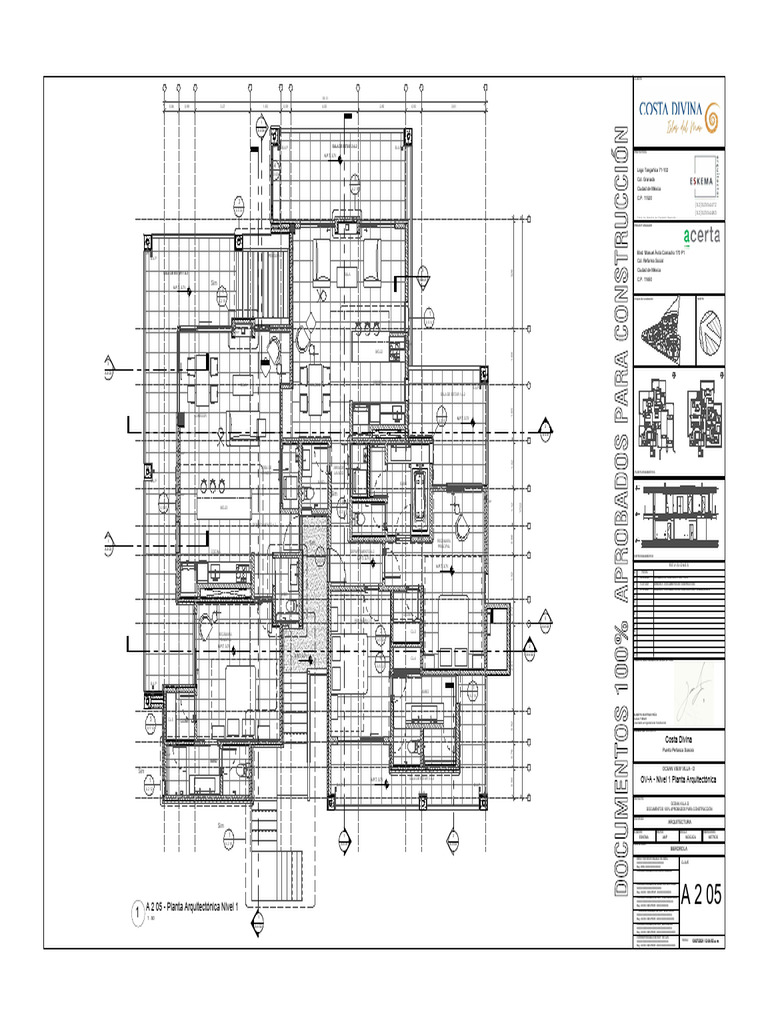 A 2 05 - OV-A - Nivel 1 Planta Arquitectónica-Layout1 | PDF