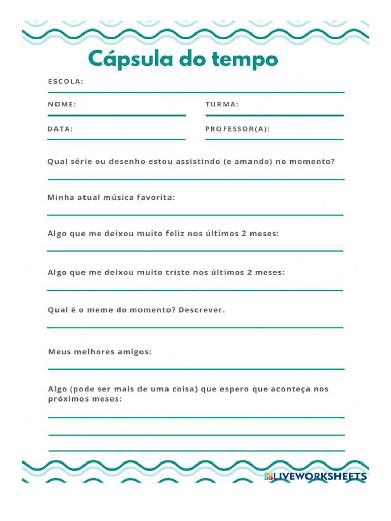 Capsula Do Tempo | PDF