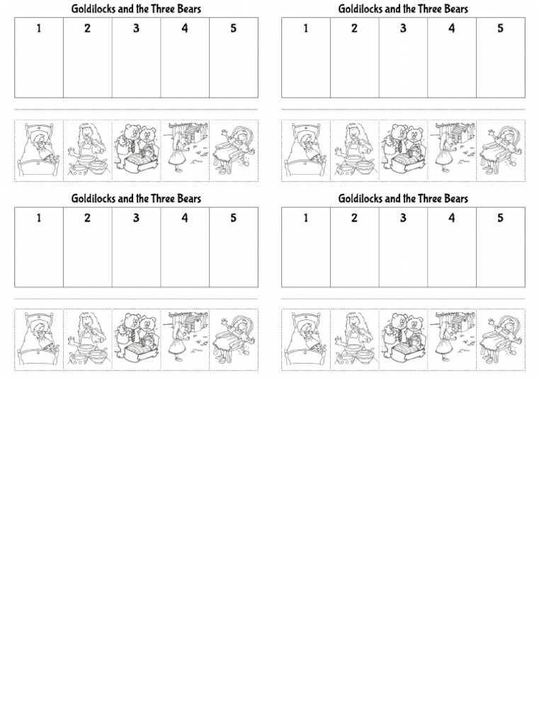 Goldilocks. Put The Story in Order | PDF