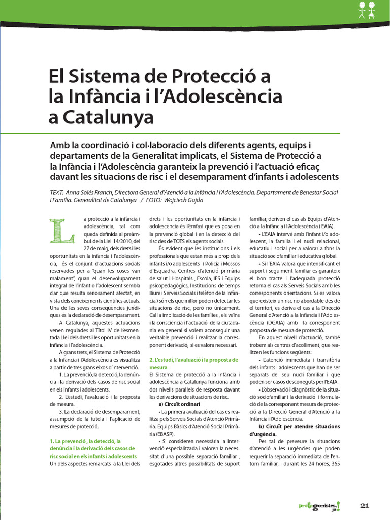 El Sistema de Proteccio | PDF