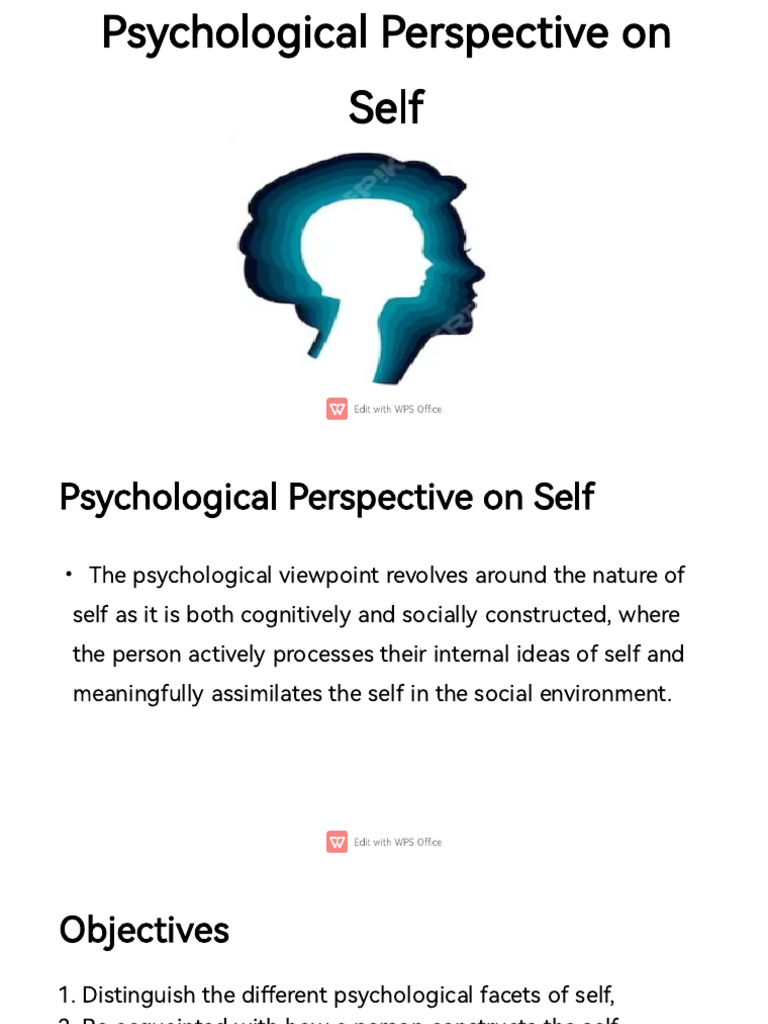 The Psychological Self | PDF | Self Concept | Self