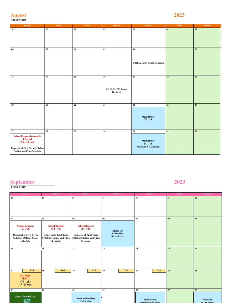 V 2 1 P-Academic-Calendar-23-24 - V 8 | PDF