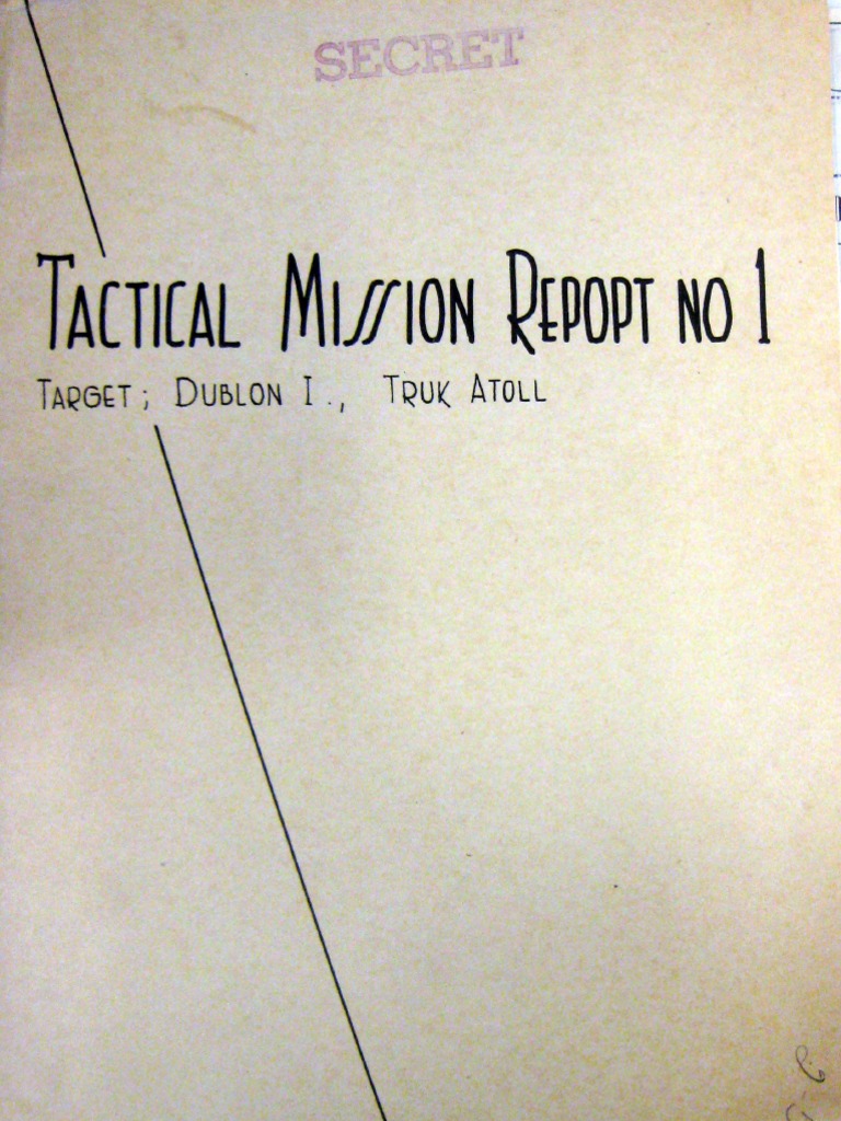 XXI Bomber Command, Tactical Mission Report 1 | PDF