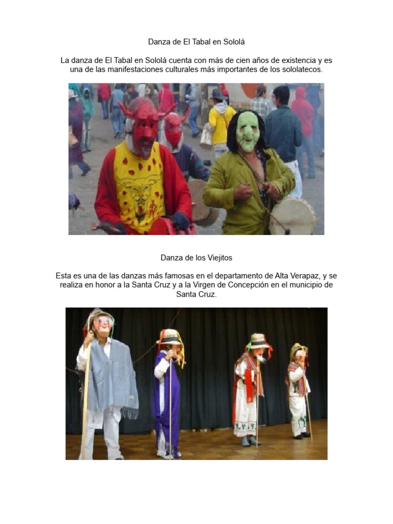 Danza de El Tabal en Sololá | PDF Danza de El Tabal en Sololá | PDF