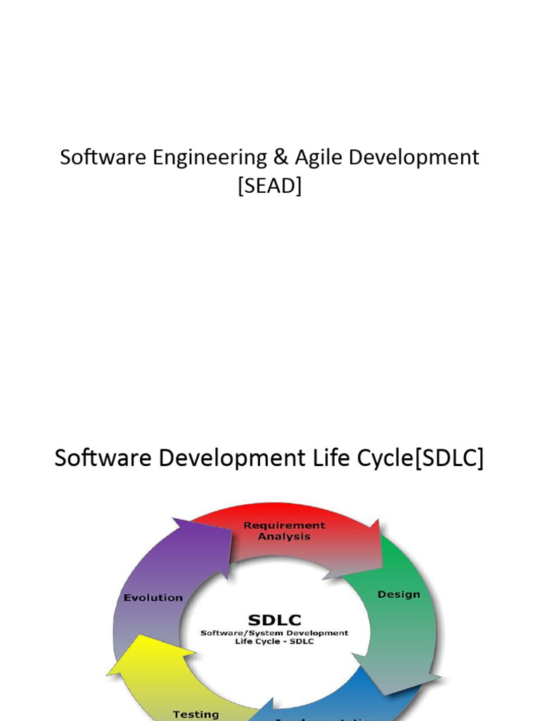 Unit 1sead Pdf Software Development Process Agile Software Development 6365