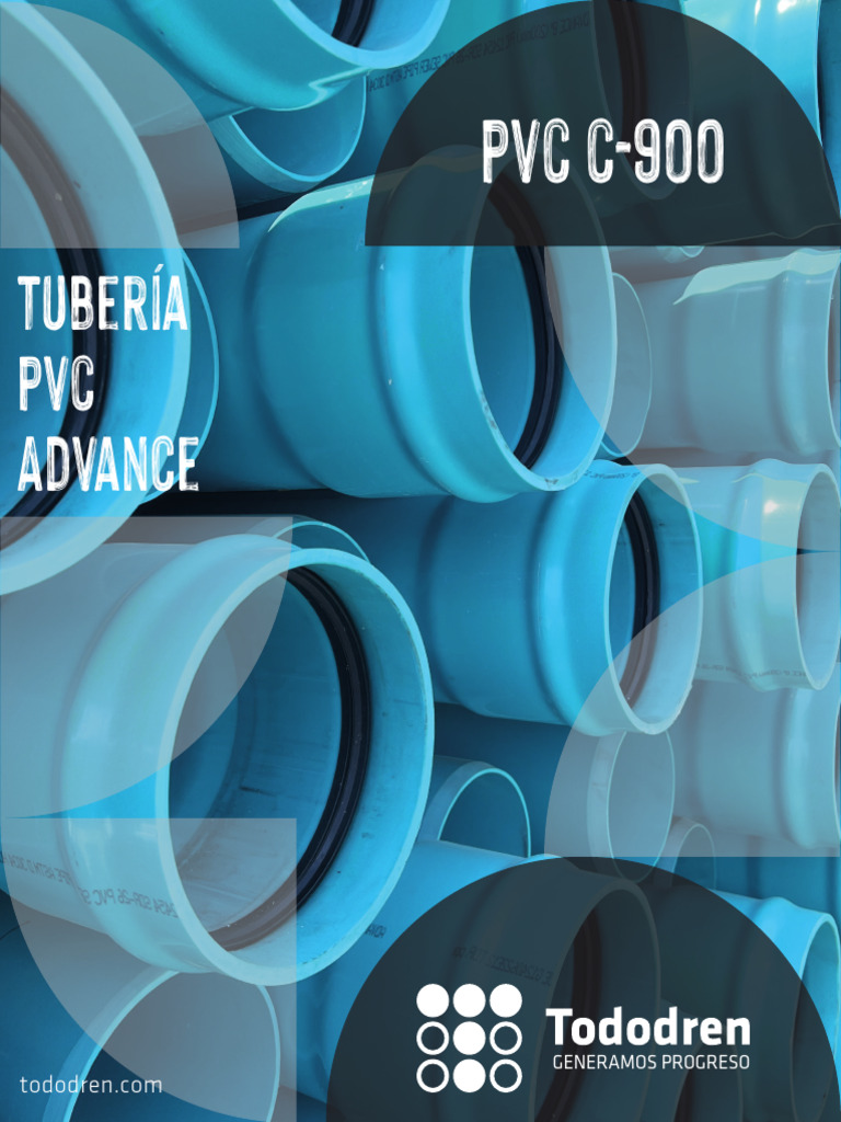 Tubería PVC C900 Tododren | Descargar gratis PDF | Tubería (transporte de fluidos) | Materiales