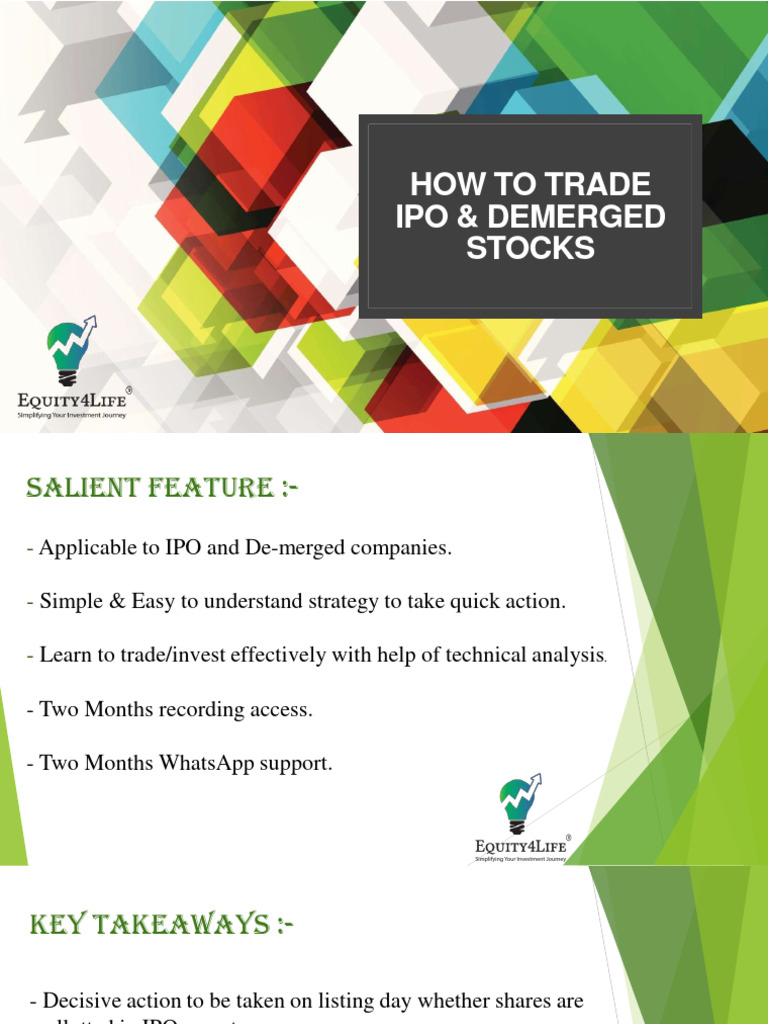 Equity4life - IPO Setup | PDF | Initial Public Offering | Financial Markets