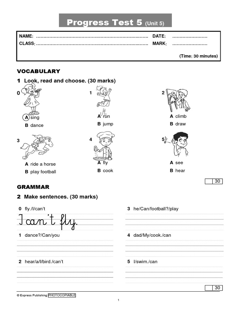 2 Smileys 3 Prog Test 5 | PDF | Applied Linguistics | Human Communication