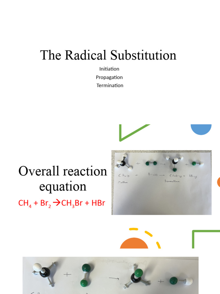 Radical Substitution 1 | PDF | Radical (Chemistry) | Methyl Group