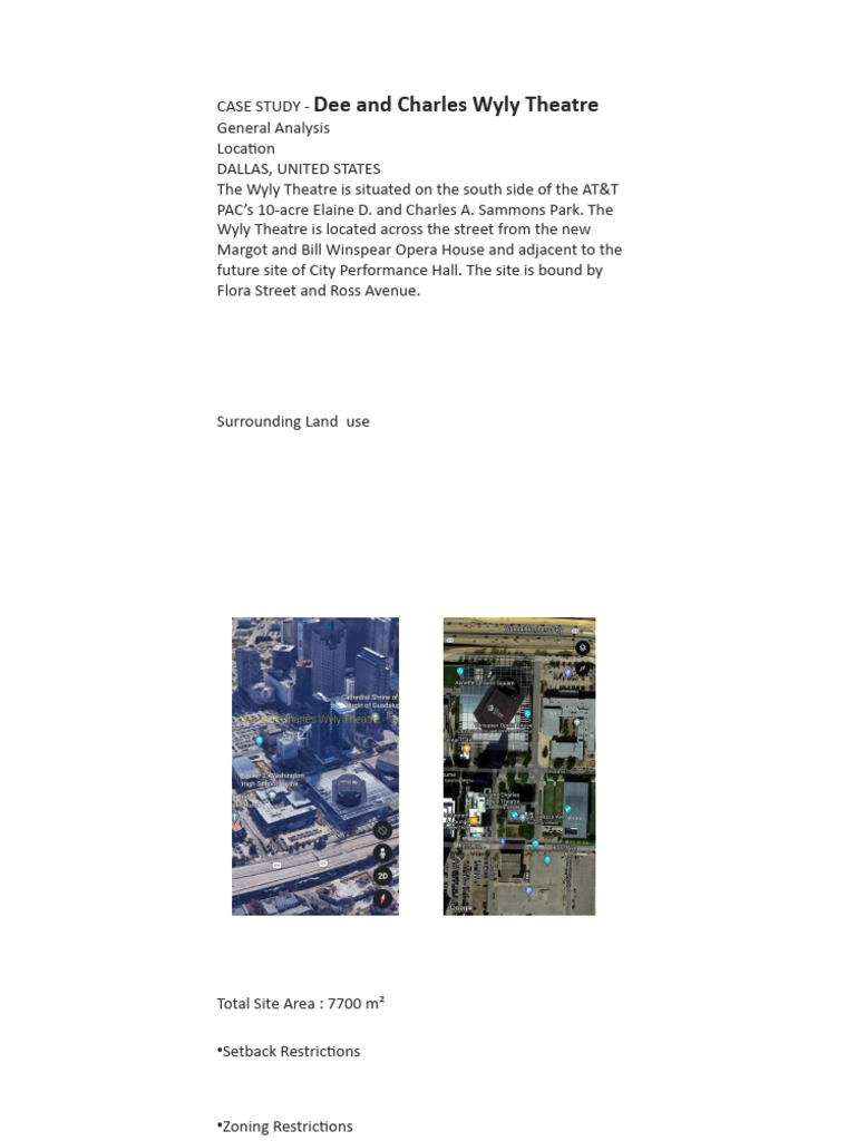 CASE STUDY - Dee and Charles Wyly Theatre | PDF | Elevator | Wall