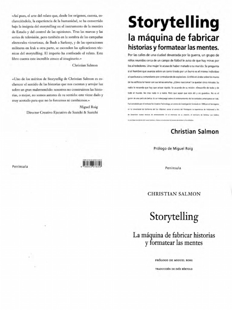 Storytelling Christian Salmon COMPLETO | PDF