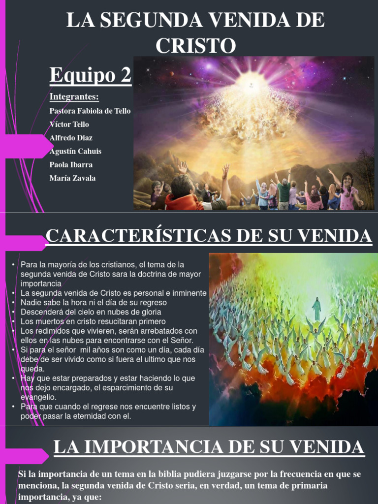 Segunda Venida de Cristo | PDF | Jesús | Cristo (título)