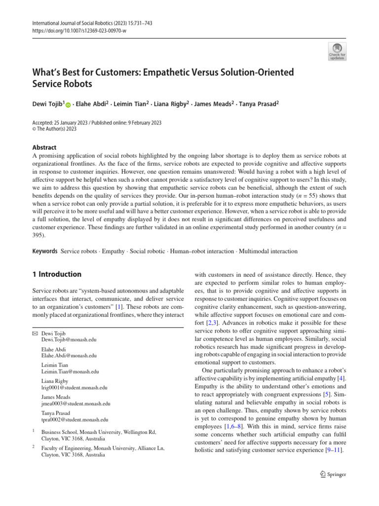 What's Best For Customers Empathetic Versus Solution-Oriented | PDF | Empathy | Emotions