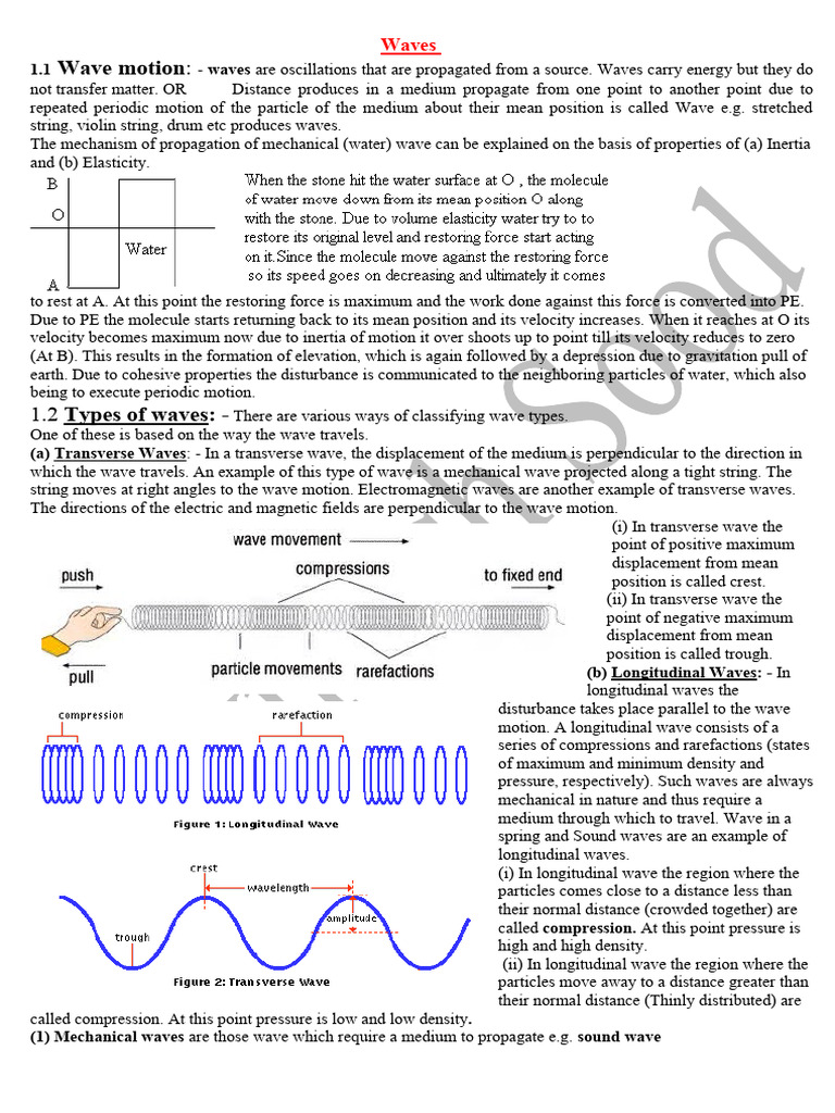 10 - Wave | PDF | Waves | Normal Mode