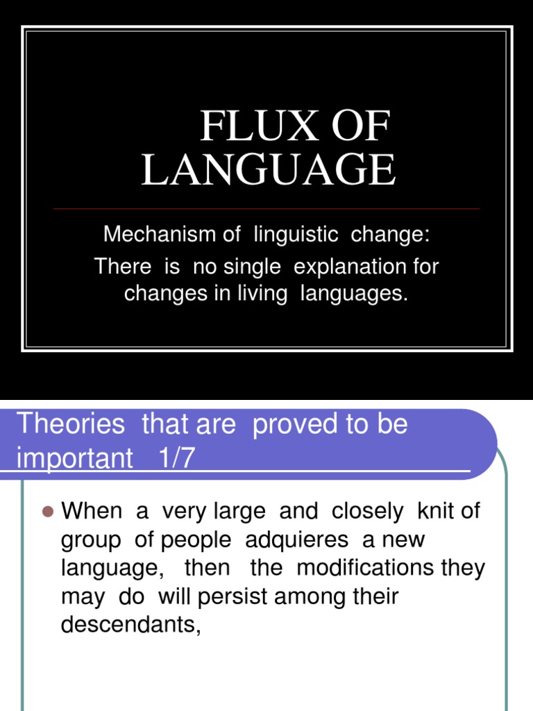 Flux of Languagecf | PDF | English Language | Grammar