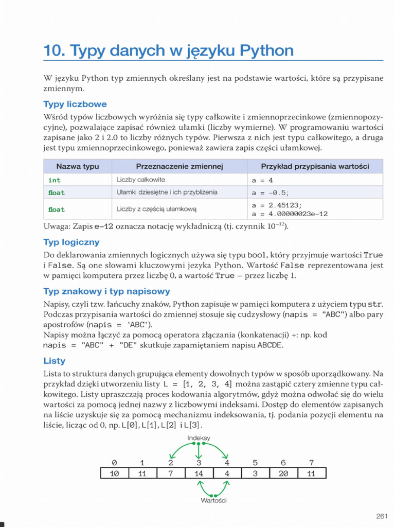 Python - Podstawowe Instrukcje | PDF