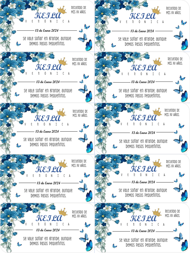 Invitación Keila | PDF