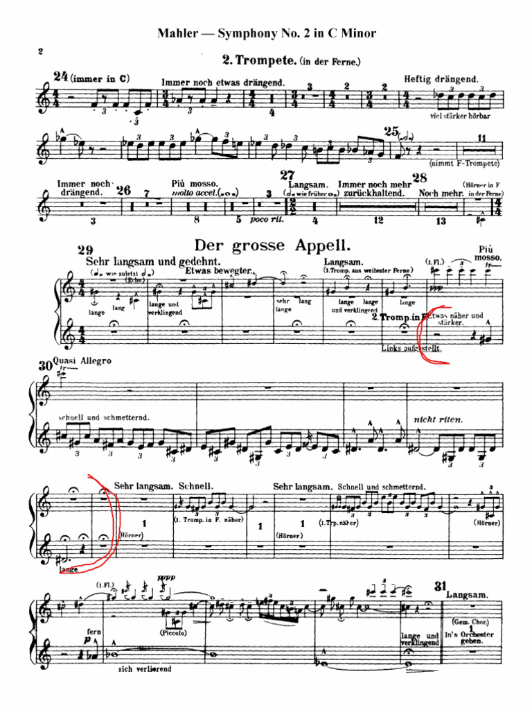MAHLER - Sinfonia n2 | PDF
