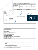 Quick Safety Observation Card Template | PDF | Safety | Occupational ...