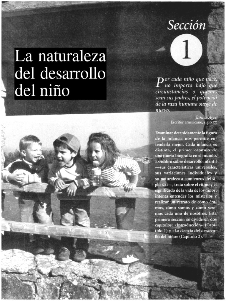 Infancia Santrock-26-45 La Naturaleza Del Desarrollo Del Niño | PDF ...