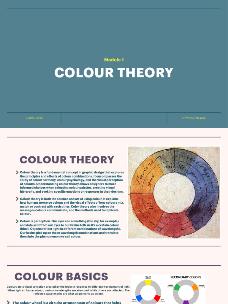 Colour Theory Notes | PDF | Color | Magenta