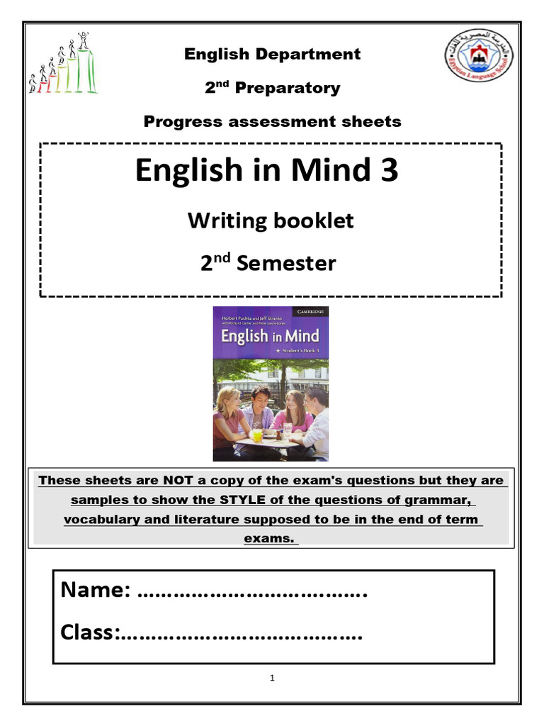 G 8 Writing Booklet Semester 2 | PDF