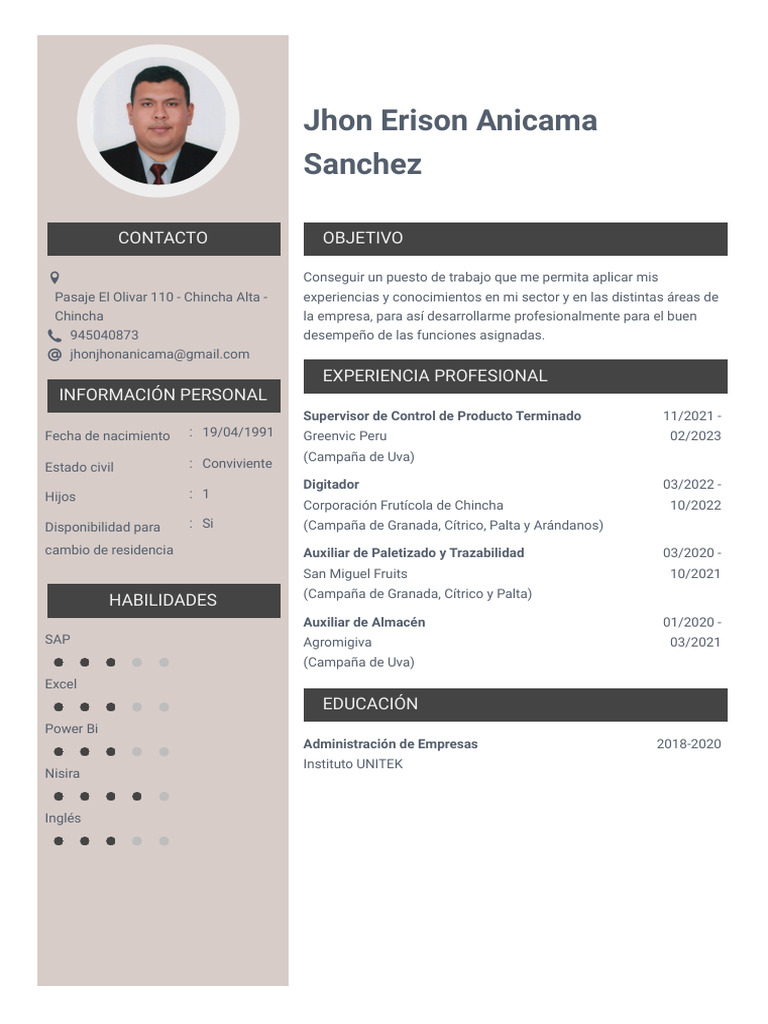 CV23 CV23 | PDF | Negocios