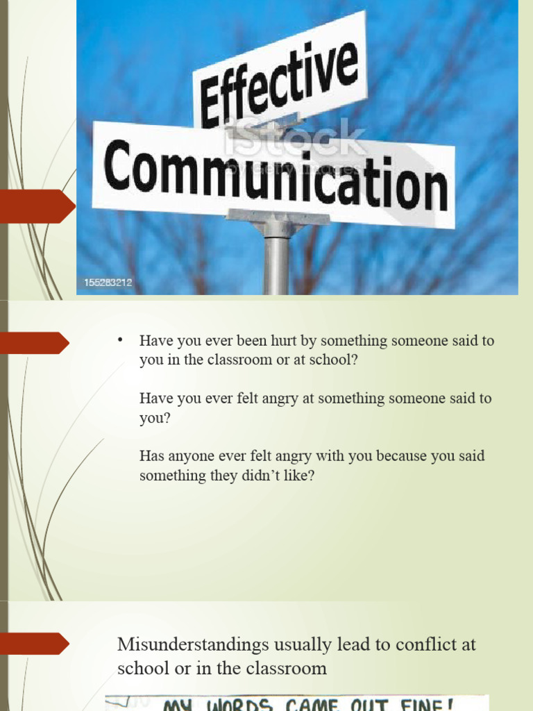 Respectful and Effective Communication ESI | PDF