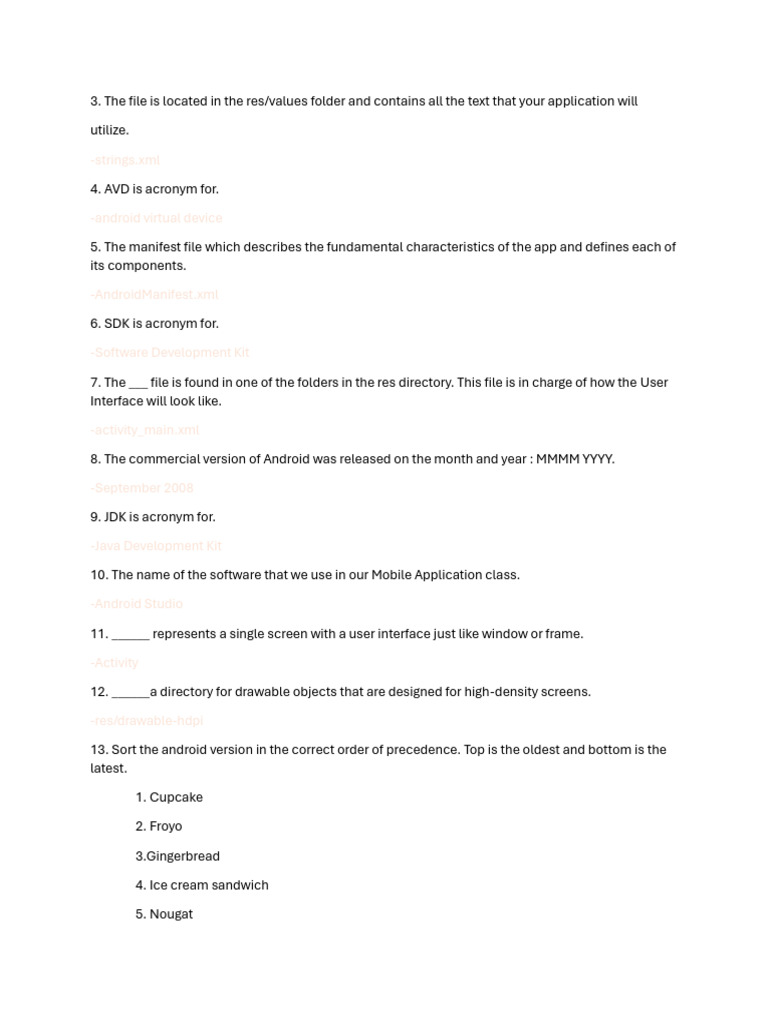 Android Development Essentials Guide | PDF | Business | Computers
