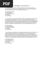 AP Psych Myers Unit Practice Test Multiple Choice Answers | PDF | Tests ...