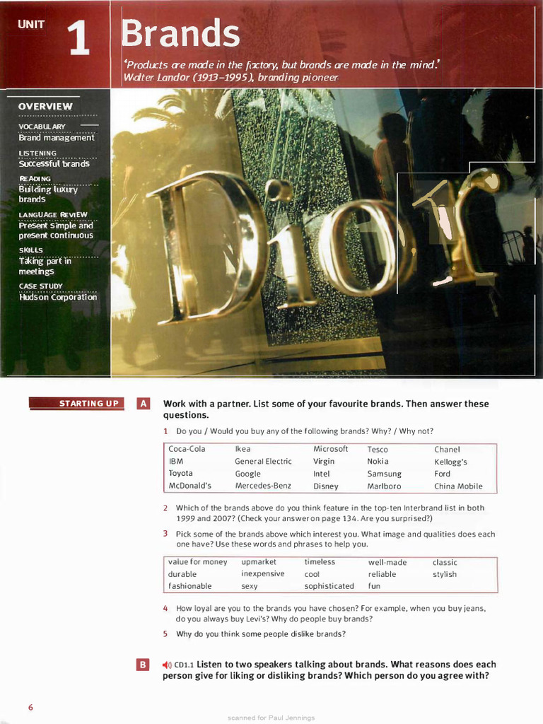 Unit 1 | Download Free PDF | Brand | Business Process