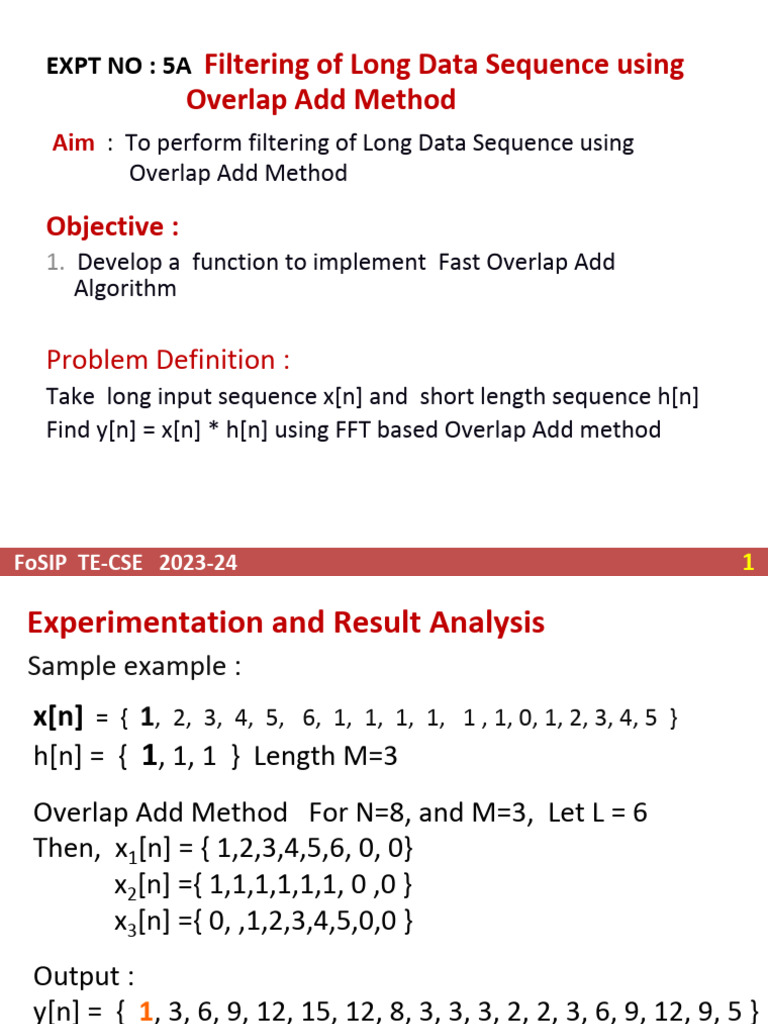 LAB EXPT-5 - Linear Filtering | PDF | Filter (Signal Processing) | Electronics