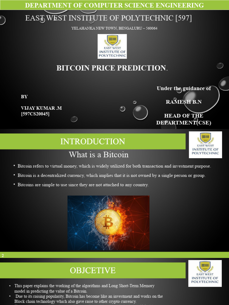 Bit Coin | PDF | Support Vector Machine | Machine Learning