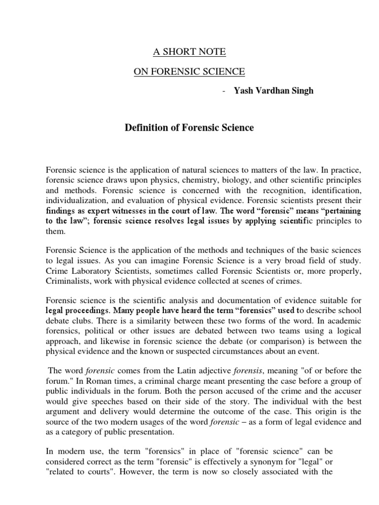 Forensic Science | PDF | Forensic Science | Digital Forensics