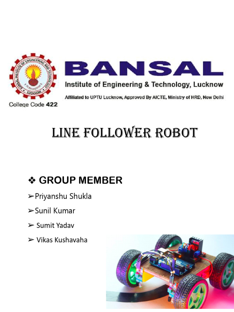 Line Following Robot Overview | PDF | Robot | Robotics