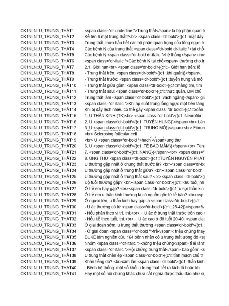 ANKI - Drquochoai Auto CLOZE, BASIC Ver.2 (14!11!2020) | PDF